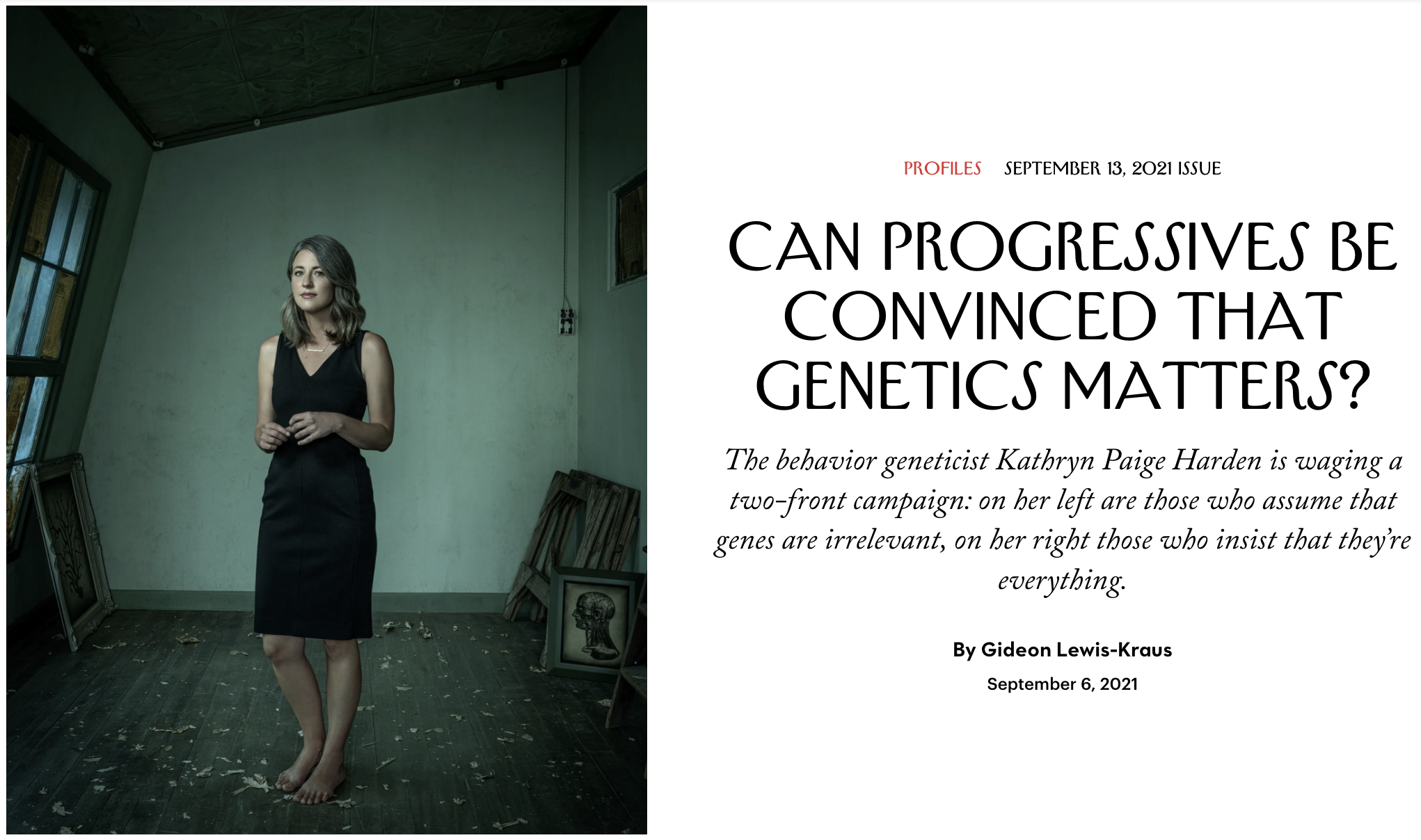 Losing The Genetic Lottery Science History Institute