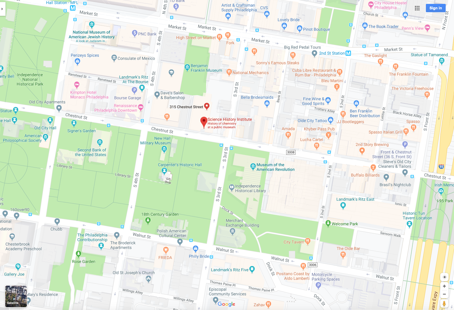 Getting Here | Science History Institute