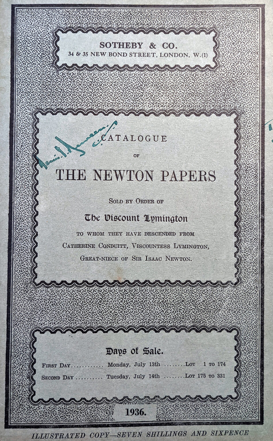 The Newton Mess | Science History Institute