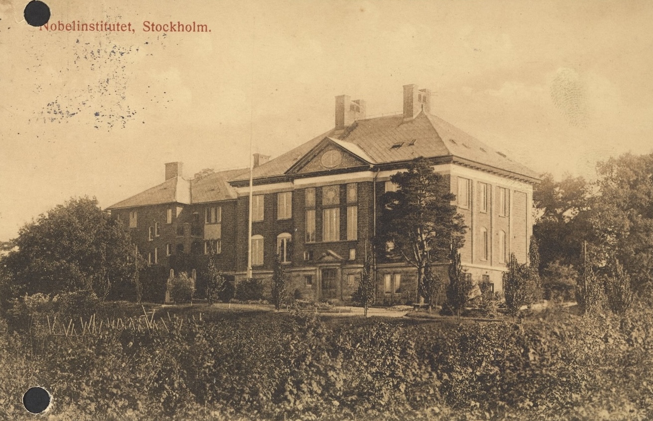 Greetings from the Nobel Institute! | Science History Institute