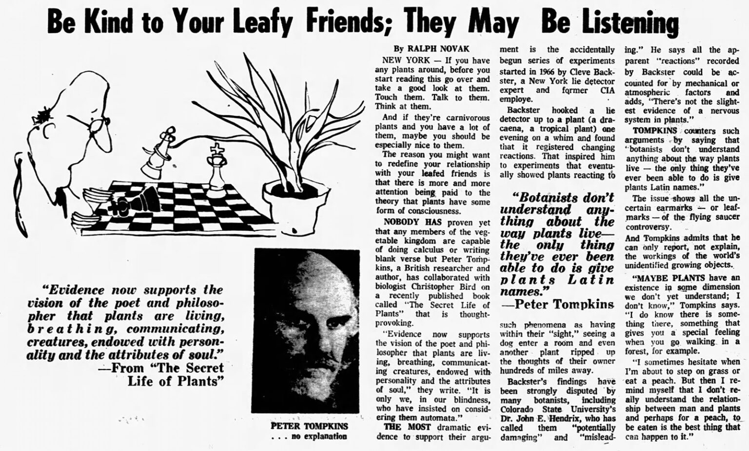 The Thinking Plant’s Man | Science History Institute